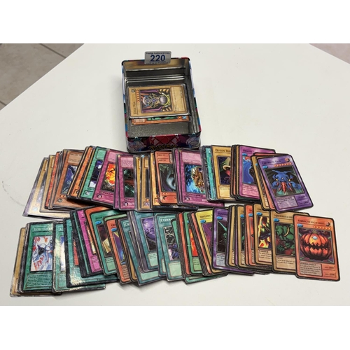 TIN OF YU-GI-HO CARDS