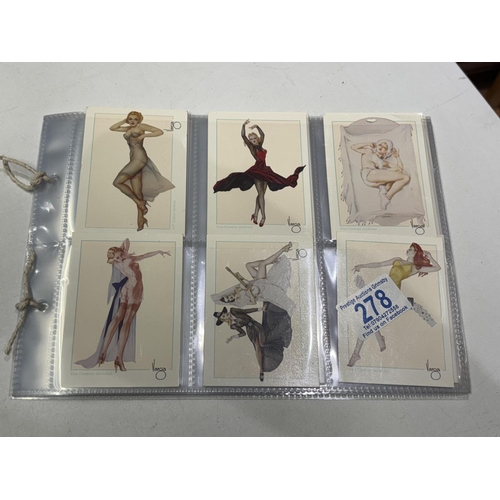 RISQUE COLLECTORS CARDS ADULT CONTENT