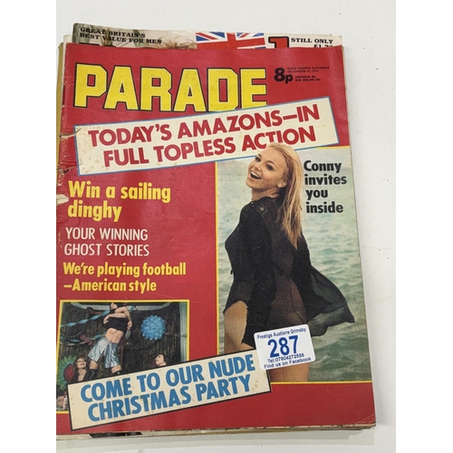 6 ASSORTED CLASSIC PARADE & RUSTLER ADULT MAGAZINES ADULT CONTENT
