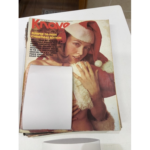 11 CLASSIC KNAVE ADULT MAGAZINES ADULT CONTENT