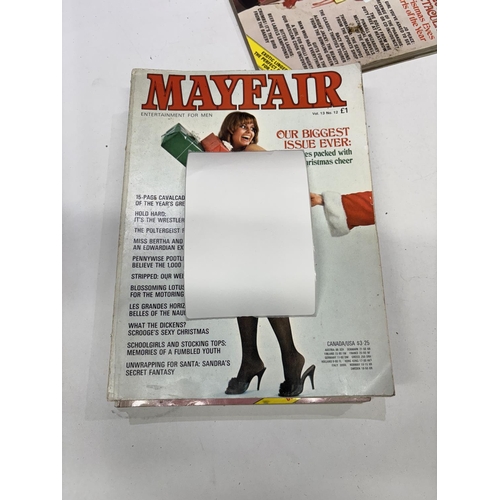 7 CLASSIC MAYFAIR MAGAZINES ADULT CONTENT