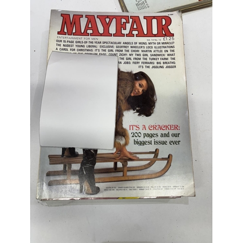 7 CLASSIC MAYFAIR MAGAZINES ADULT CONTENT