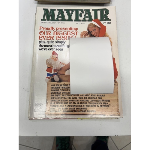 7 CLASSIC MAYFAIR MAGAZINES ADULT CONTENT