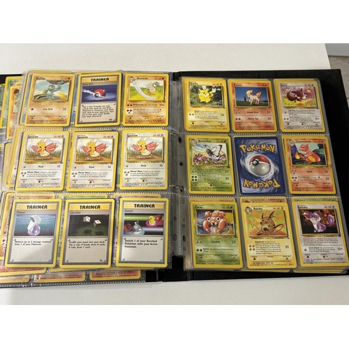 LARGE FOLDER OF POKEMON CARDS INCLUDING EARLY EDITION & CHARIZARD