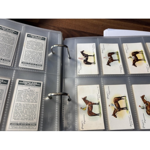 FOLDER OF CIGARETTE CARD SETS PLEASE SEE PICTURES