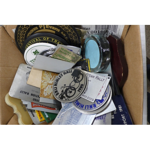 A collection of motor racing vintage car rallies and other motor ...