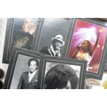 Five signed photographs of Motown and pop singers