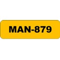 On cherished registration certificate MAN-879