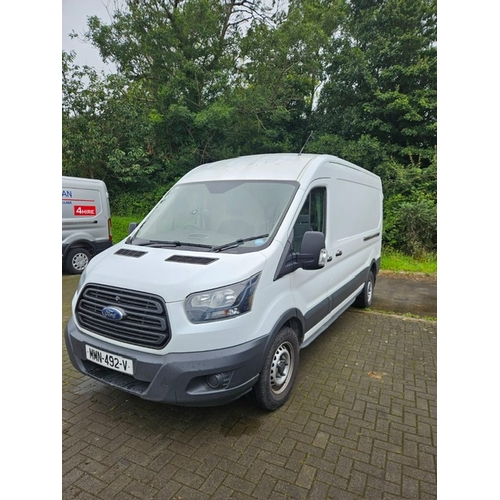 MMN492V White Ford Transit 350 LWB 1995cc First Registered 16.05.2017 ...