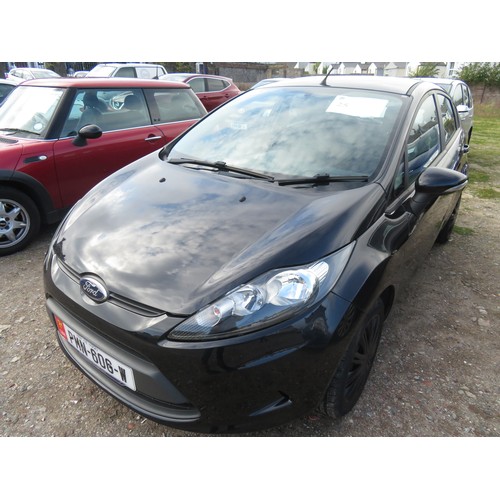 PMN606W Black Ford Fiesta Edge 1388cc First Registered 11.09.2012 ...