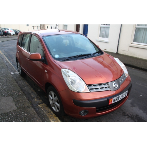 KMN210D Orange Nissan Note SE 1598cc First Registered 18.09.2006 Approx ...