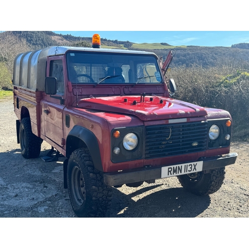 RMN113X Red Land Rover Defender 110 high capacity pickup First ...
