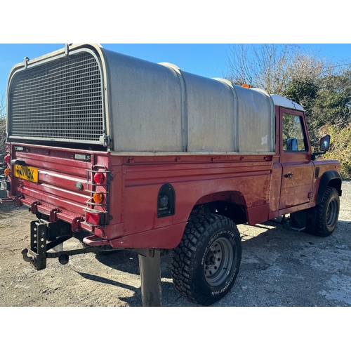 RMN113X Red Land Rover Defender 110 high capacity pickup First ...