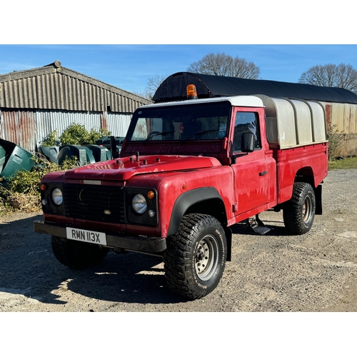 RMN113X Red Land Rover Defender 110 high capacity pickup First ...