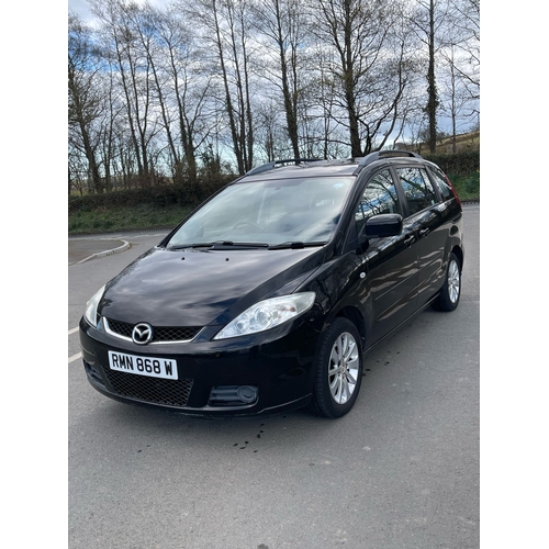 RMN868W Black Mazda 5 TS2 1798cc First Registered 29.08.2007 Approx ...