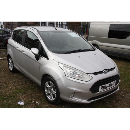 RMN414V Silver Ford B-Max Zetec 1596cc First Registered 19.09.2013 ...