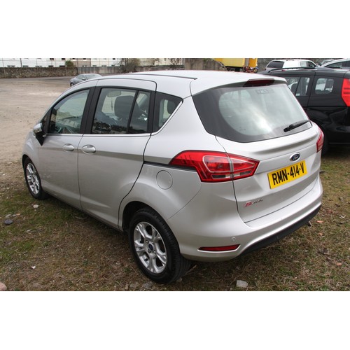 RMN414V Silver Ford B-Max Zetec 1596cc First Registered 19.09.2013 ...