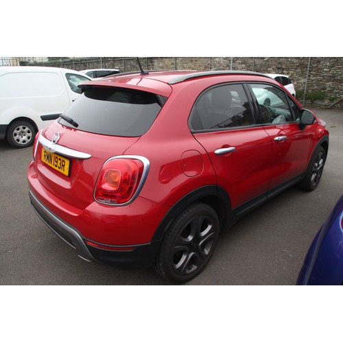 RMN193R Red Fiat 500X Cross Multijet SEV 1.6L First Registered 15.06. ...