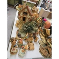 Massive collection of Pendelfin rabbits and houses