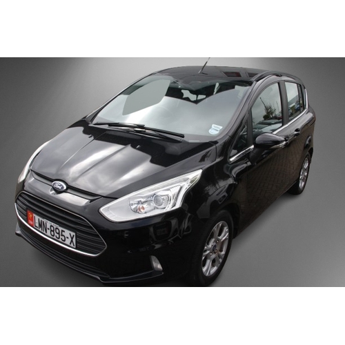 LMN895X Black Ford B-Max Zetec Turbo 998cc First Registered 25.03.2014 ...