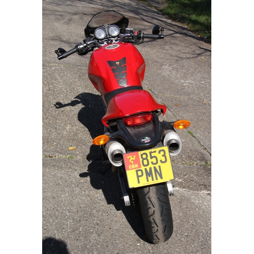 853-PMN Red Ducati M800 motorcycle First Registered 24.06.2004 Approx ...