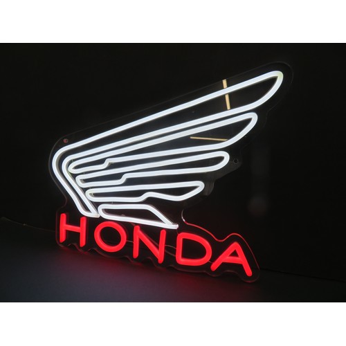 Light up Honda sign Approx 35X31cms