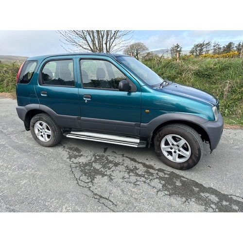 JMN797H Green Daihatsu Terios Tracker 4X4 1298cc First Registered 31.03 ...