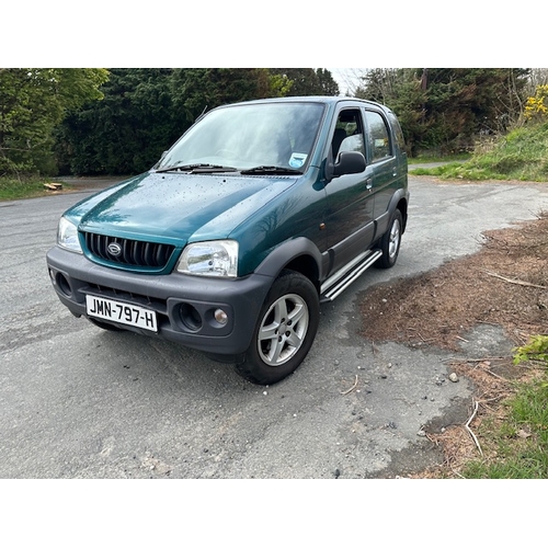 JMN797H Green Daihatsu Terios Tracker 4X4 1298cc First Registered 31.03 ...
