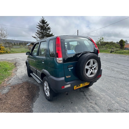 JMN797H Green Daihatsu Terios Tracker 4X4 1298cc First Registered 31.03 ...