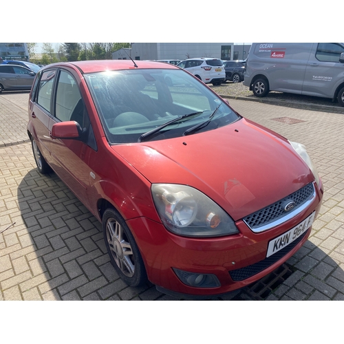KMN964F Red Ford Fiesta GHIA 1388cc First Registered 27.09.2007 Approx ...