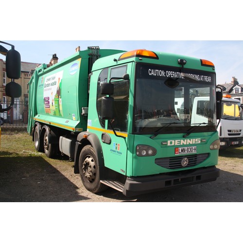 LMN830H Green Denis Eagle - Elite refuse wagon First Registered 02.09. ...