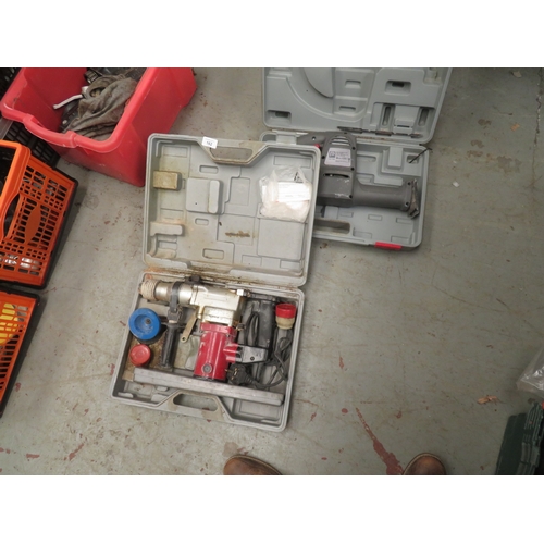 Performance reciprocating saw and Power Devil drill