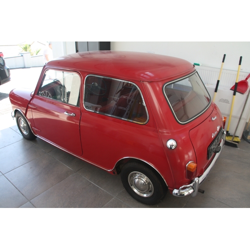 752JMN Red Austin Mini 850 848cc First Registered 29.09.1967 Approx ...
