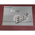 Five ERF brochures for models 44G, 54G & 64G, 56TSG & 66TSG & 66TSGX ...