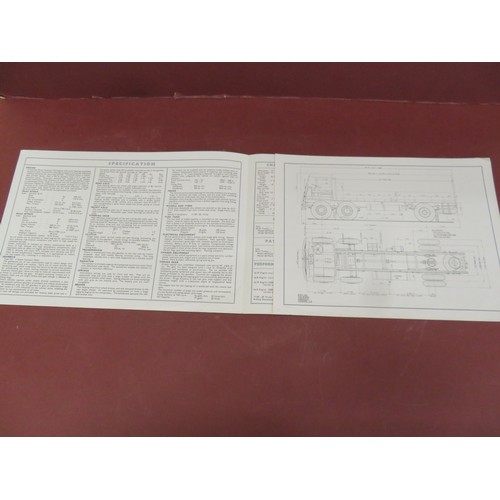 Five ERF brochures for models 44G, 54G & 64G, 56TSG & 66TSG & 66TSGX ...