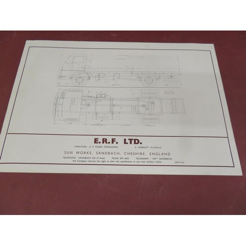 Five ERF brochures for models 44G, 54G & 64G, 56TSG & 66TSG & 66TSGX ...