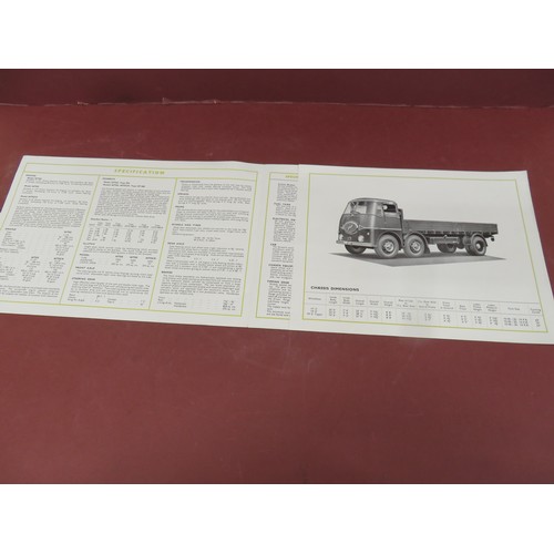 Five ERF brochures for models 44G, 54G & 64G, 56TSG & 66TSG & 66TSGX ...