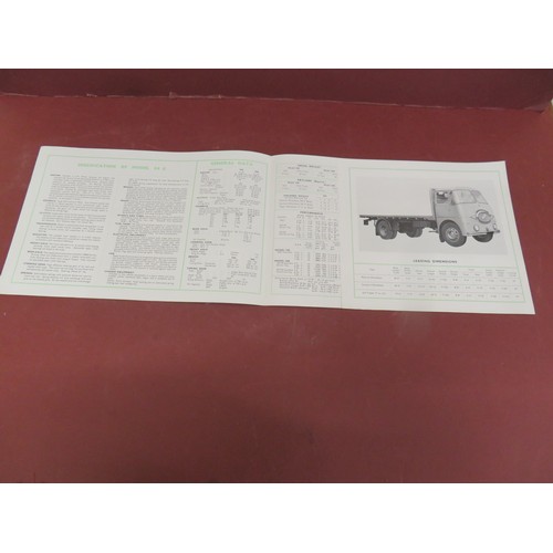 Five ERF brochures for models 44G, 54G & 64G, 56TSG & 66TSG & 66TSGX ...