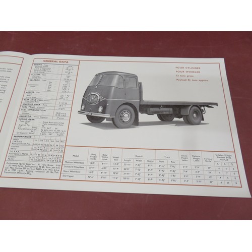 Five ERF brochures for models 44G, 54G & 64G, 56TSG & 66TSG & 66TSGX ...