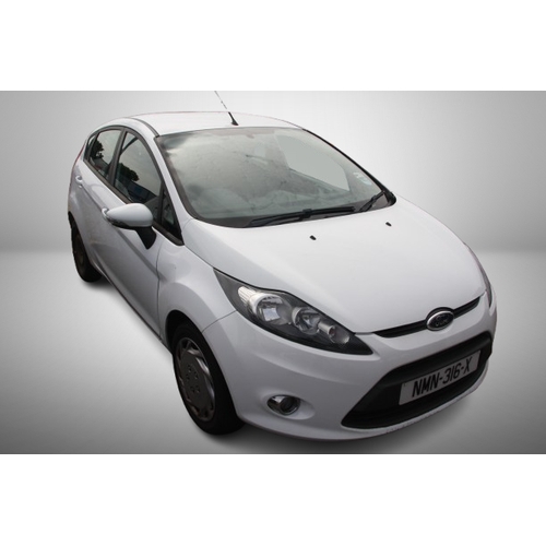NMN316X White Ford Fiesta Edge 60 1242cc First Registered 05.01.2012 ...
