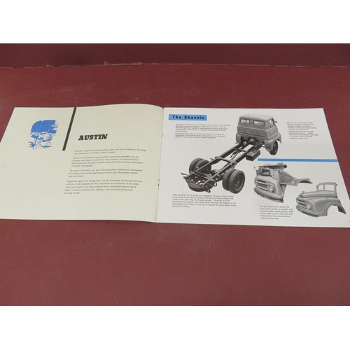 Austin 503/504 trucks eight page colour brochure in excellent condition ...