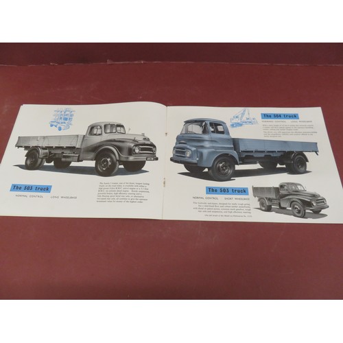 Austin 503/504 trucks eight page colour brochure in excellent condition ...