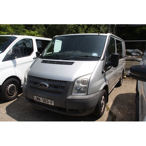 LMN383F Silver Ford Transit SWB 2198cc First Registered 16.05.2013 ...