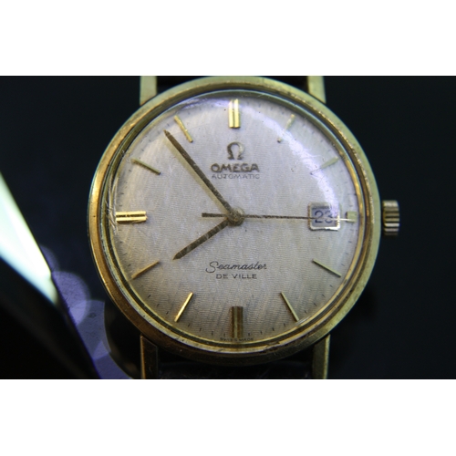 Gents Omega automatic Seamaster Deville wristwatch, ticking