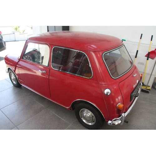 752JMN Red Austin Mini 850 848cc First Registered 29.09.1967 Approx ...