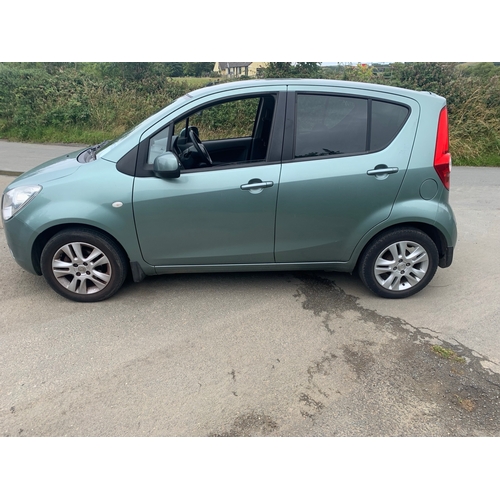 TMN474B Green Vauxhall Agila SE 16V 1242cc First Registered 17.01.2013 ...