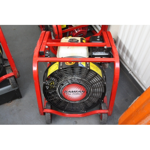 Honda GF165 fan EX ISLE OF MAN FIRE & RESCUE VAT ON HAMMER @ 20%