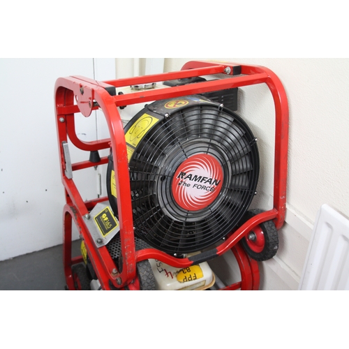 Honda GF165 fan EX ISLE OF MAN FIRE & RESCUE VAT ON HAMMER @ 20%