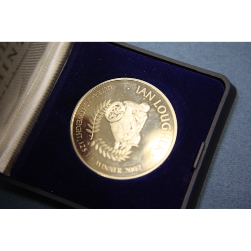 Ian Lougher medallion (cased)