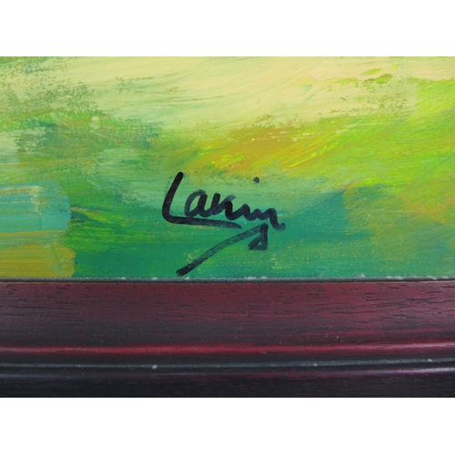 Roddy Lakin (Scottish 1950 - 2015) Still Life of flowers, oil on board ...